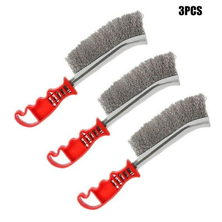 SICED Set of 3 wire scraper brushes Set of carbon steel and stainless ...