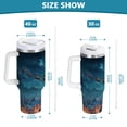 40 oz Stainless Steel Tumbler Vacuum Insulated Leak Proof Stainless ...