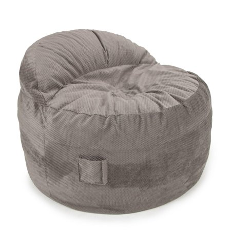 CordaRoy's Chenille Nest Gaming Bean Bag Chair with Controller Pockets ...