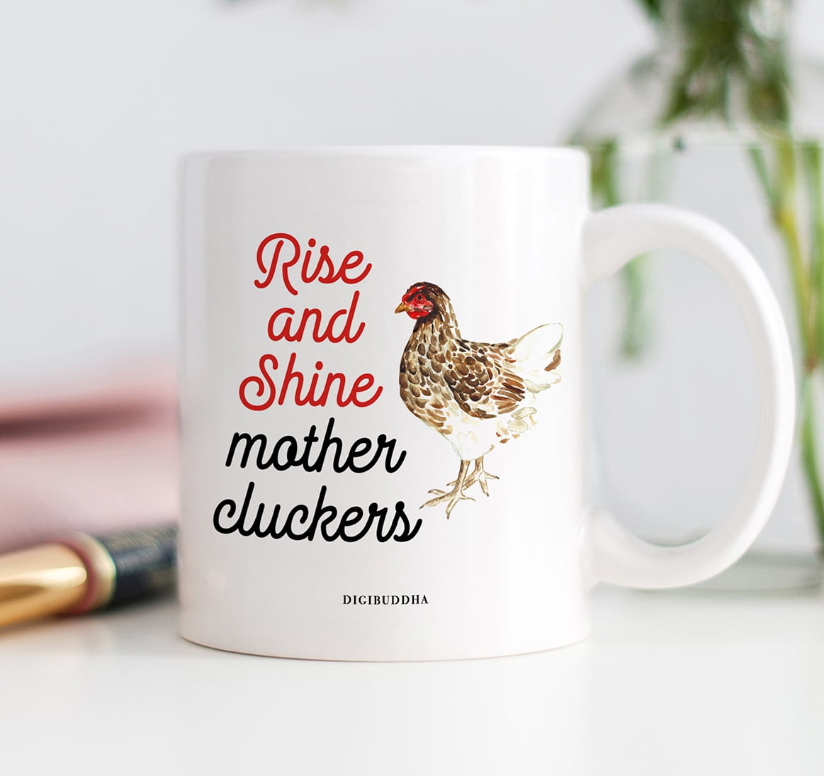Home & Living Drink & Barware Not Today Clucker Coffee Mug Funny ...
