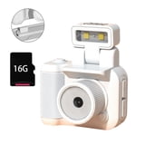 Retro Snap Digital Camera, 1080p Mini Camera With Digital Light, Travel ...