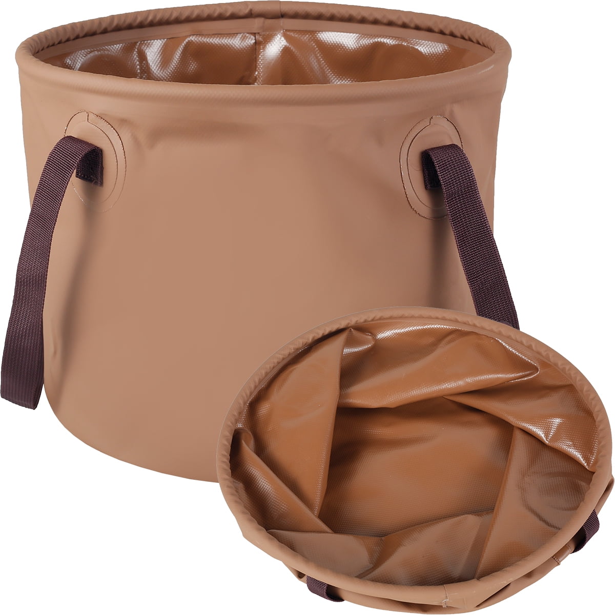 Collapsible Bucket Camping Water Storage Container 5.28 Gallon Folding ...