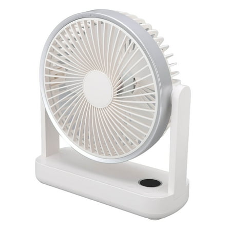 USB Portable Fan, USB Small Desk Fans LED Display 5000mAh Battery For ...