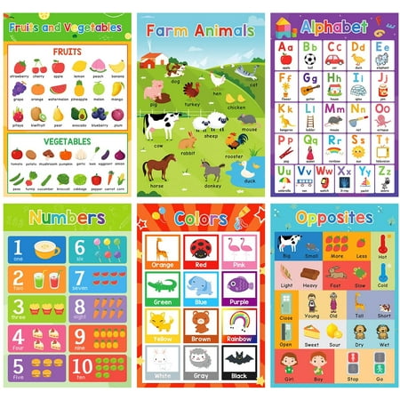 Lilias Alphabet/Numbers/Colors/Fruits and Vegetables/Farm Animals ...