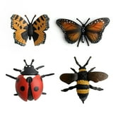 Shulemin Simulation PVC Insect Bug Animal Figure Model Educational Kids ...