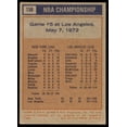 Playoffs G5/Jerry West Card 1972-73 Topps #158 - Walmart.com