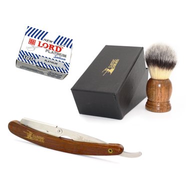 Classic Samurai Men's Shaving Set with CS-102 Stainless Steel ...