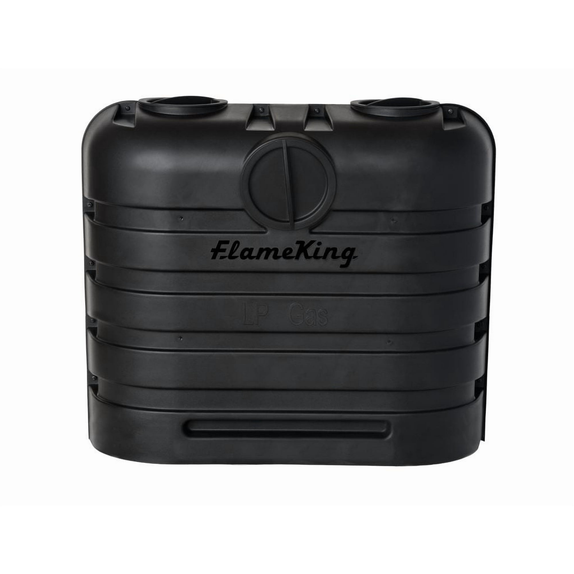 Flameking Flame King Propane Tank Cover Ysn-Pcc-Rv30 For Dual 30 Pound Cylinder; Thermal And Excess Flow Protection; Black; Light Plastic; Rated For 2