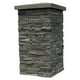 NextStone™ Faux Polyurethane Stone Column Wrap - Pewter - Walmart.com