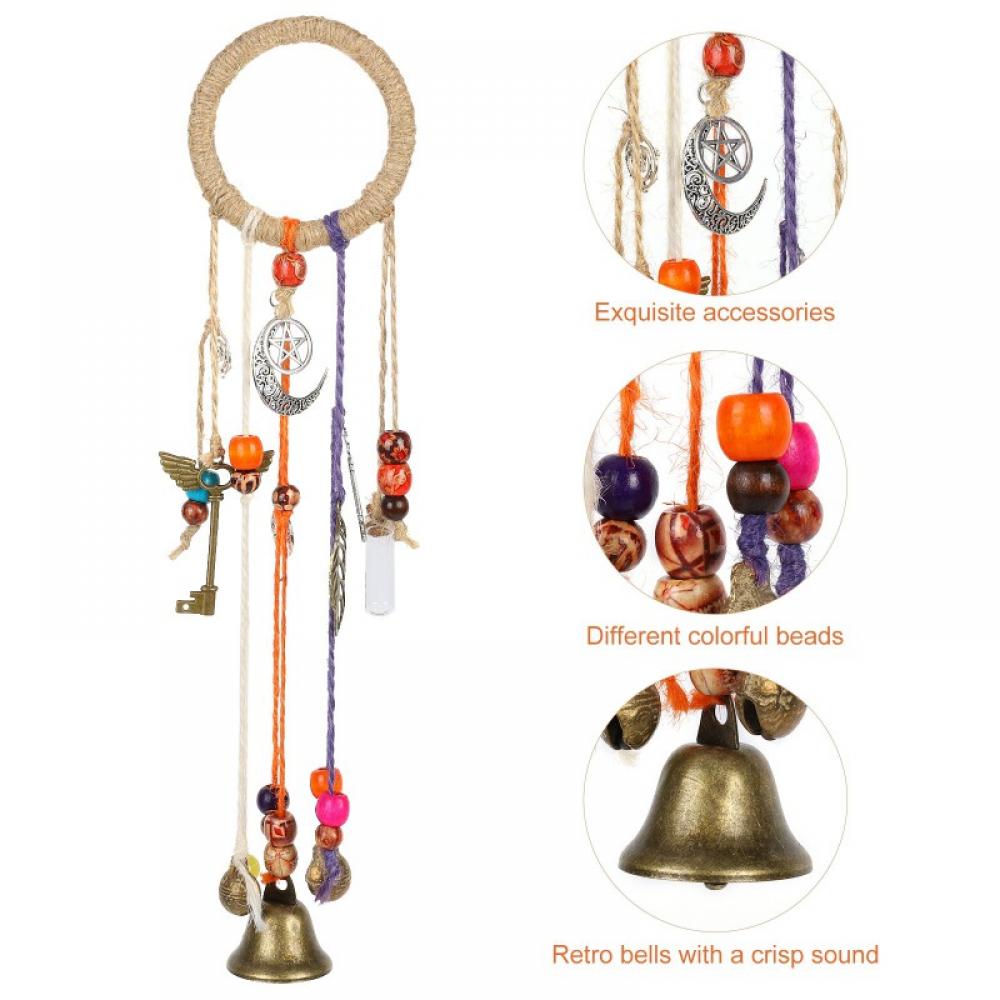 Small Witch Bells for Door Knob Protection, Exquisite Magic Wicca Wind ...