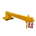 2T 12ft Forklift Telescopic Jib Boom 0-75° Adjustable Tilt Angle ...
