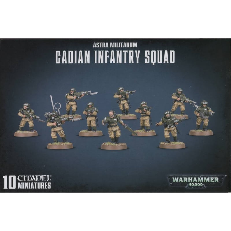 Warhammer 40K: Astra Militarum Cadian Infantry Squad - Walmart.com