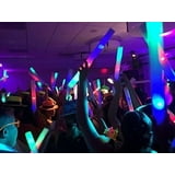 100 LED Foam Sticks Bulk - Multi Color with 3 Flashing Modes - Glow in ...