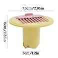 Silicone Floor Drain Filter with Comb Teeth for Hair and Debris ...