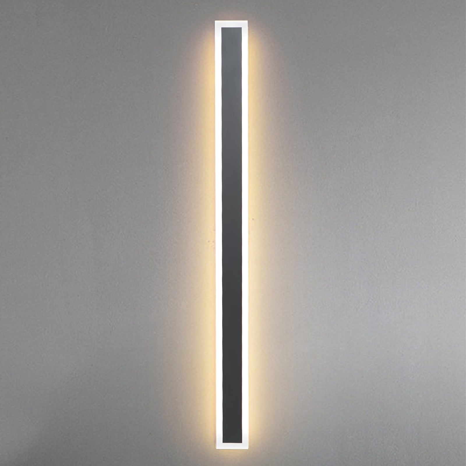 1 - Light LED Wall Sconce, Light Bar, Black Wall Light for Livingroom, Bedroom - Walmart.com