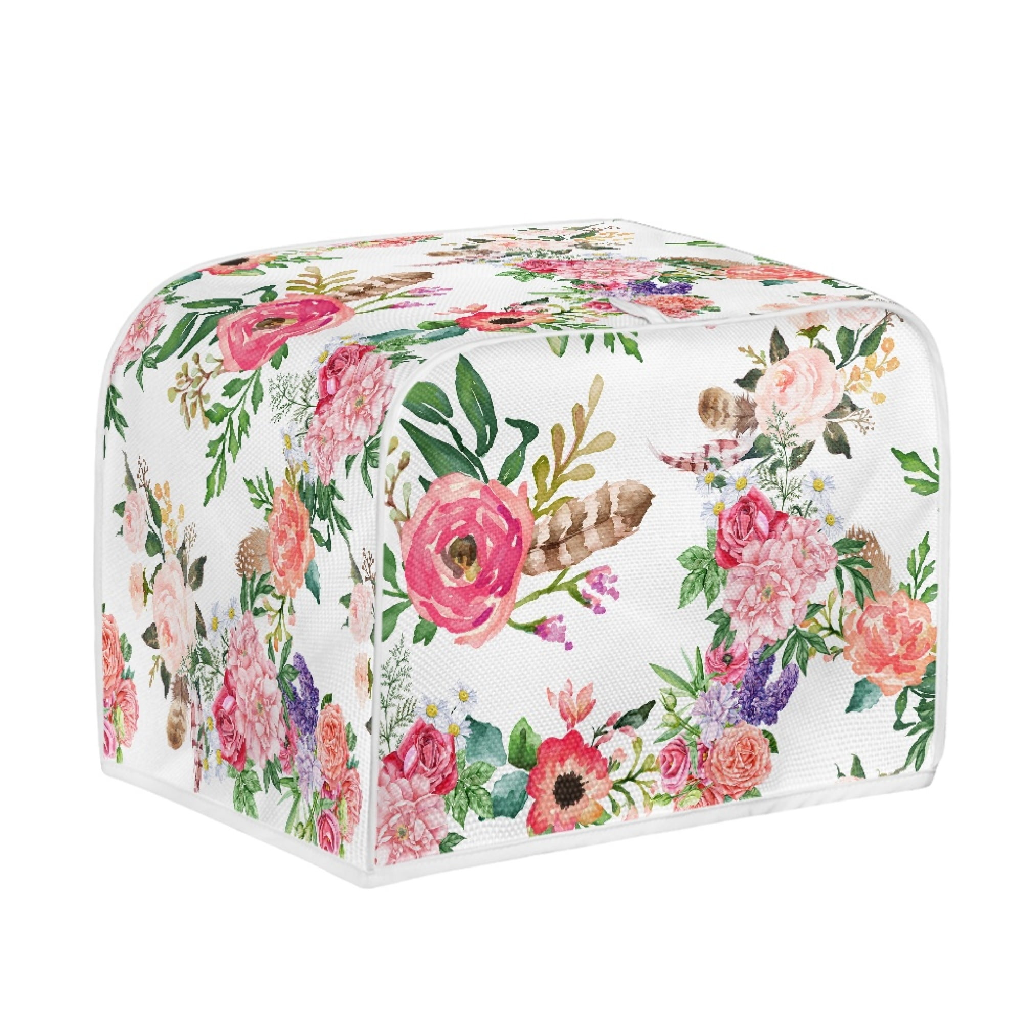 Vodetik Store Toaster Cover Floral Print Kitchen Small Appliance Case ...
