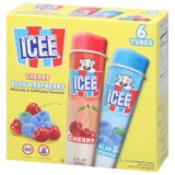 ICEE Cherry Blue Raspberry Tube, 18 oz, 6 Count (Frozen) - Walmart.com