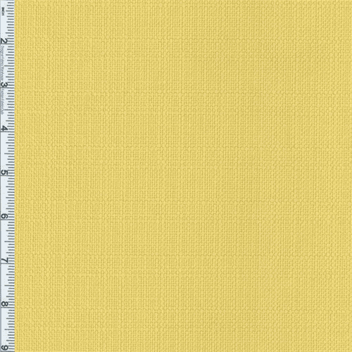 Soft Yellow Klein Linen-look Crosshatch Textured Upholstery Fabric ...