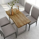 vidaXL Dining Table Kitchen Table Dining Room Dinner Table Solid Acacia ...