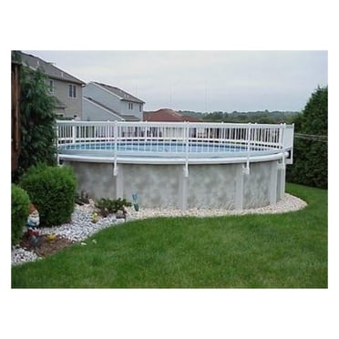 "Vinyl Works Canada 24"" Resin Above Ground Safety Swimming Pool Fence ...
