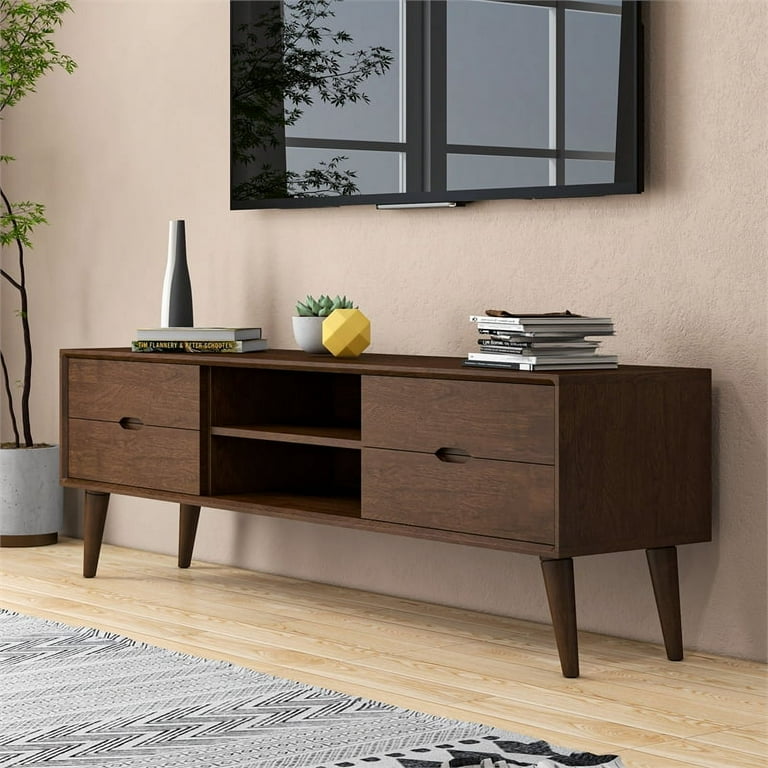 Modern Walnut Tv Stand