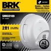 BRK Voice and Location Alert Hard-Wired w/Battery Back-Up Photoelectric Smoke and Carbon ...