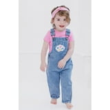 Ms. Rachel Denim Square Neck Vintage Wash Cosplay Overall, T-Shirt and ...