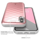 Clayco [Argos Series] Premium Hybrid Protective Wallet Case, Rosegold ...