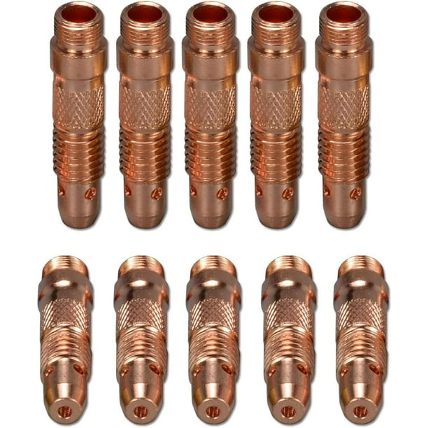 10N32 TIG Collet Bodies 3/32" & 2.4mm Fit TIG Torch SR DB PTA WP 17 18 ...