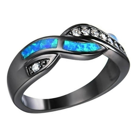 Goriertaly Alloy Small Round Stone Ring Minimalist Vintage Ring For ...