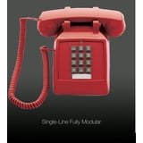 Cortelco 250047-Vba-20m Desk Phone with Volume Red - Walmart.com