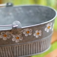 BESTYASH Retro Style Decorative Flower Pot Metal Bucket with Handle for ...