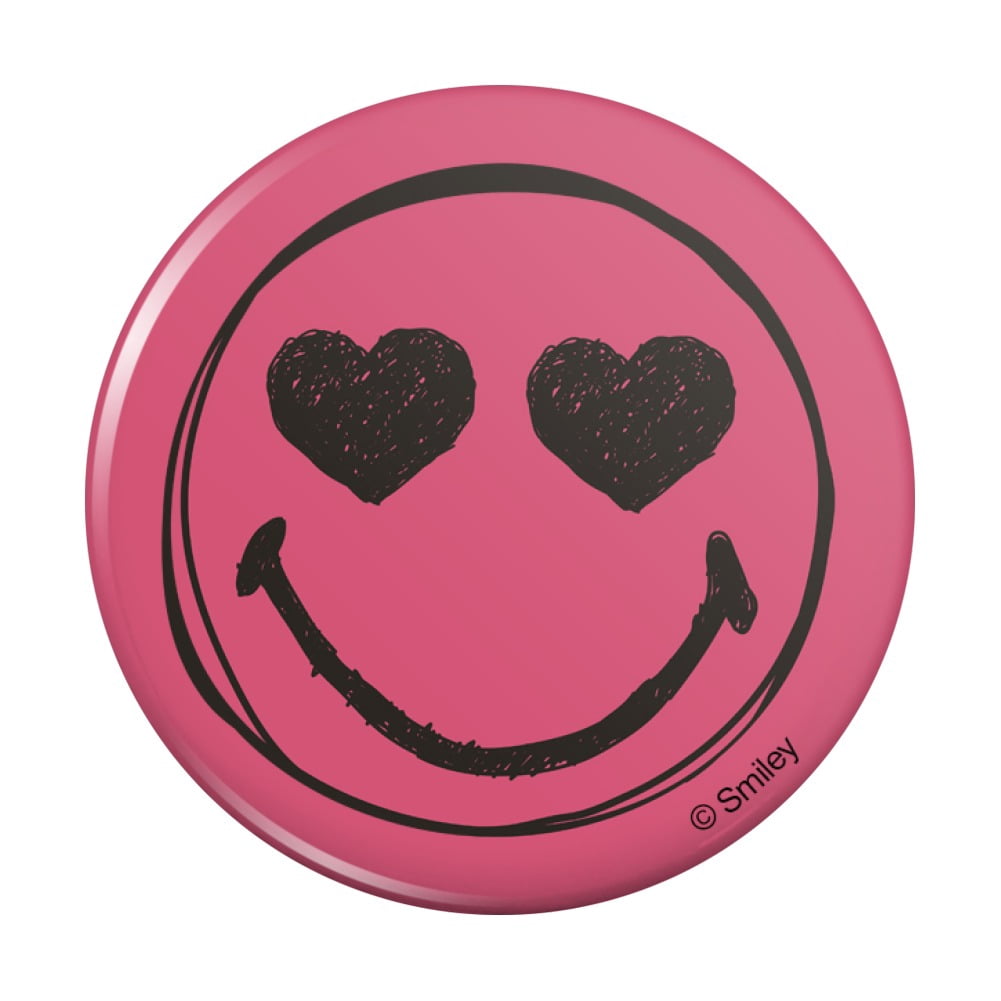 Smiley Smile Heart Eyes Love Romantic Red Face Kitchen Refrigerator ...