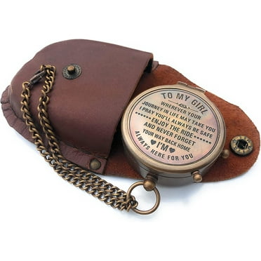 Engraved Brass Compass Gift to My Son/to Our Son/Nautical Gift for Son ...
