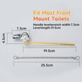 Joyrain Universal Front-Mount Toilet Replacement Kit, Toilet Flush Tank ...