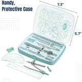 Mr. Pen Geometry Set, 13 pcs with compasses, triangles, ruler ...