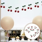 Topboutique Cherry Garland Decoration,Colorful DIY Fruit Hanging Props ...