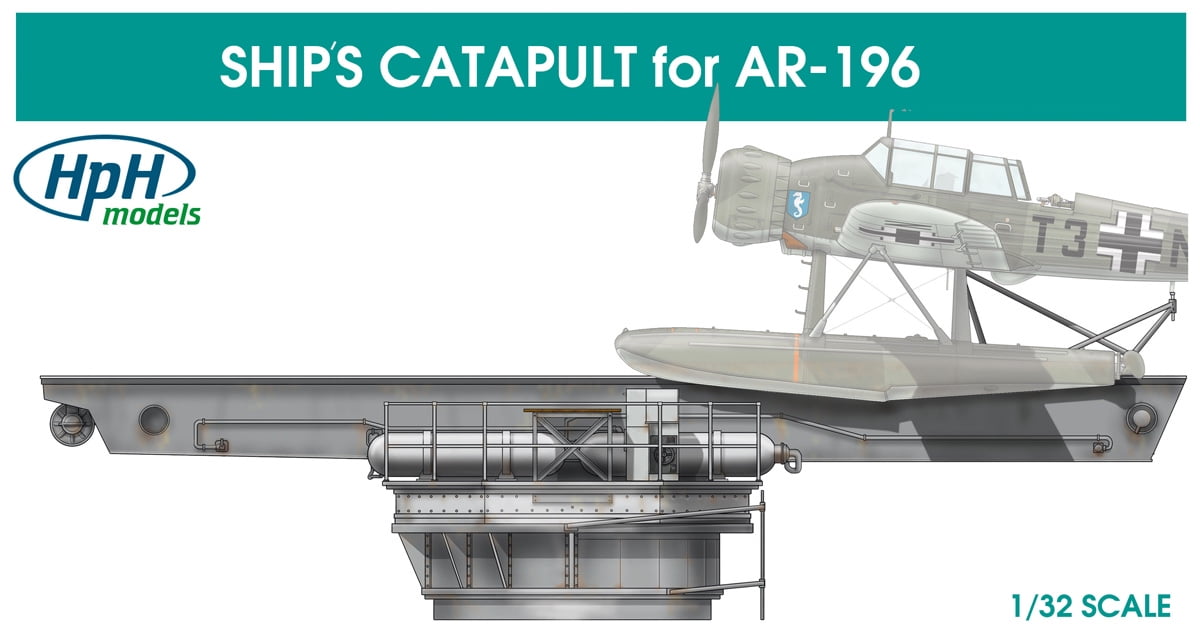 HPH Model 1:32 German Ship Catapult for Arado 196 - Multimedia Model ...