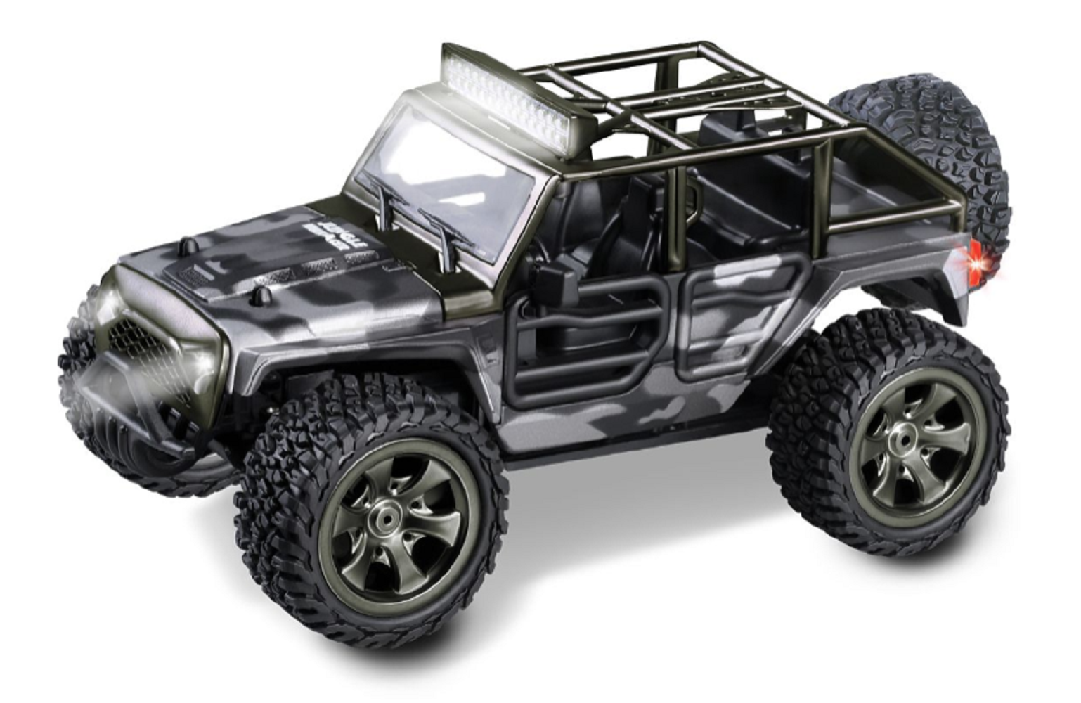 Power Craze GV-6415 1:24 Scale- Black Jungle Racer High Speed RC Buggy ...