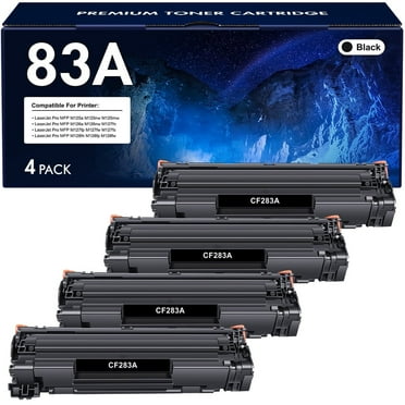83A CF283A Black Toner Cartridge Compatible for HP 283A CF283A 83A 83X ...