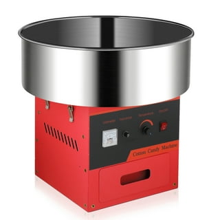Family Party Safe Cute Red Stainless Steel Casual Cotton Candy Machine ...