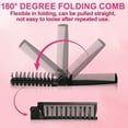 OPALESQUE 50 Pcs Travel Folding Comb in Bulk Individually Wrapped ...