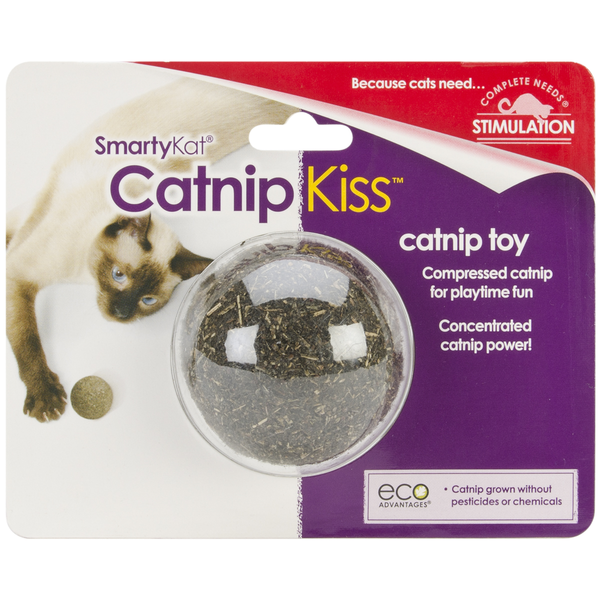 SmartyKat CatnipKiss Compressed Catnip Toy- | Walmart Canada