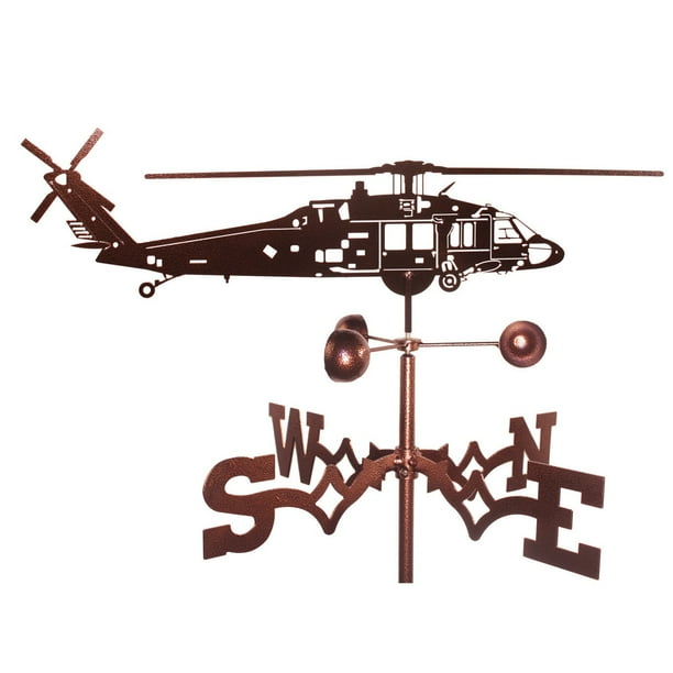 SWEN Products Black Hawk Helicopter Weathervane - Walmart.com
