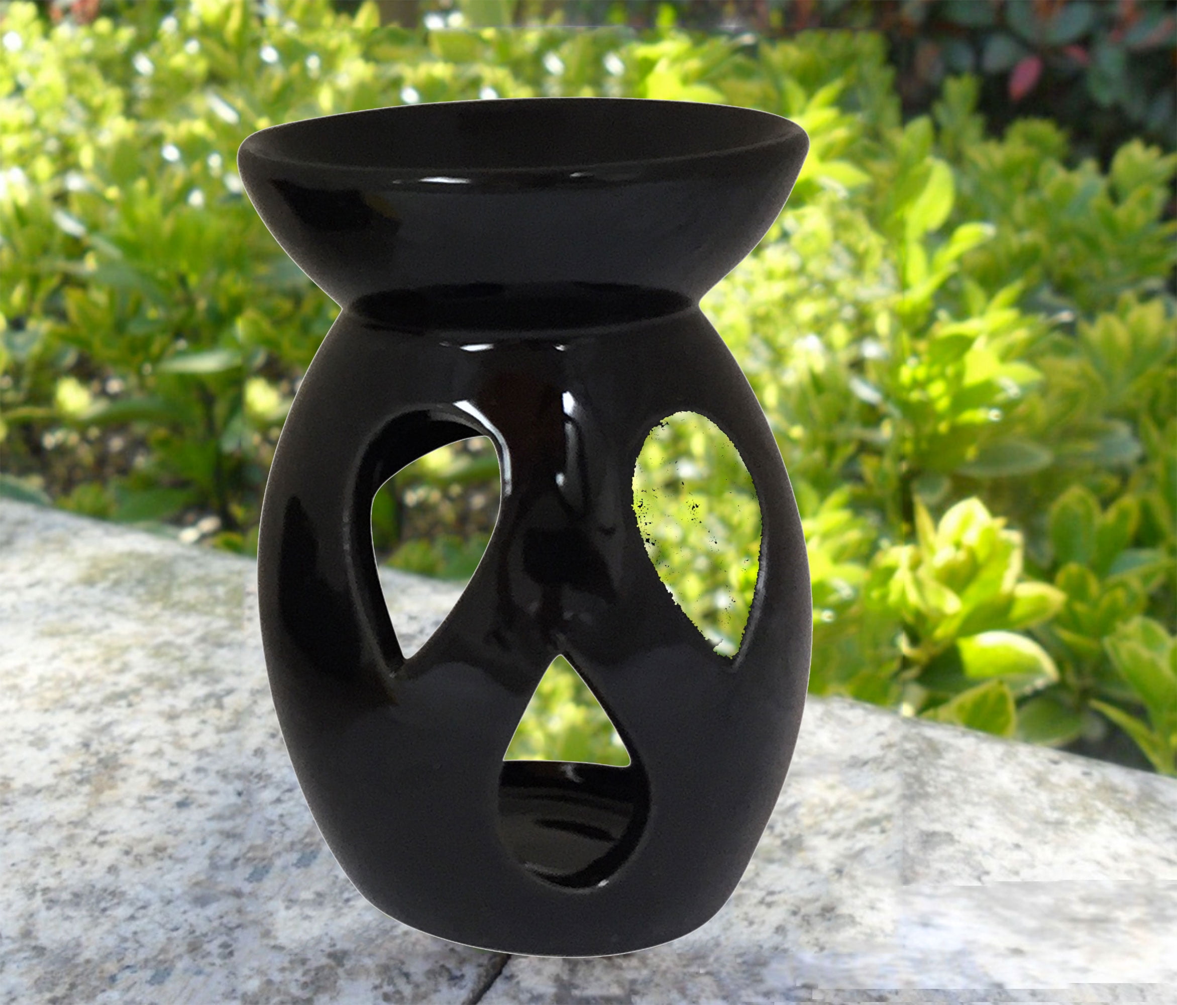Black Ceramic Aromatherapy Diffuser;Product Size: 3x3x4.75. Add your ...