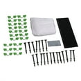 Greenhouse Grow Tunnel Kit - Polyethylene Glass Fiber DIY Garden Hoops ...