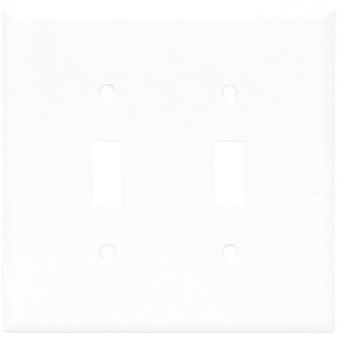 Eaton Wiring Devices 2138LA-BOX Combination Standard Wallplate 2-Gang ...