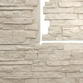 Ekena Millwork 49"W x 25 1/2"H x 1 1/4"D Acadia Ledge Stacked Stone ...