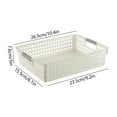 Paper Trays for Classroom with Grip Handles,Book Baskets for Library ...