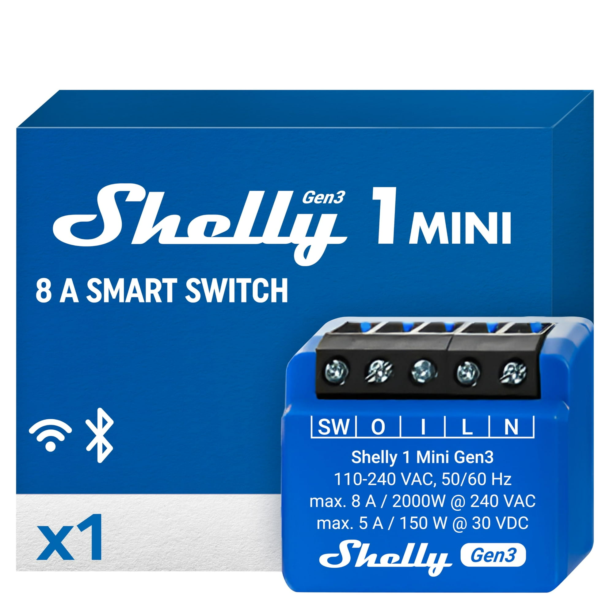 Click here for Shelly 1 Mini Gen3 Wifi & Bluetooth Smart Switch R... prices
